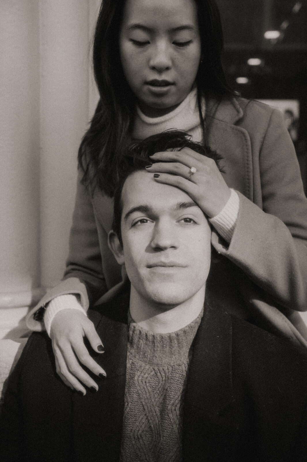A Chilly Morning Engagement Photoshoot in Soho New York City - Randi ...