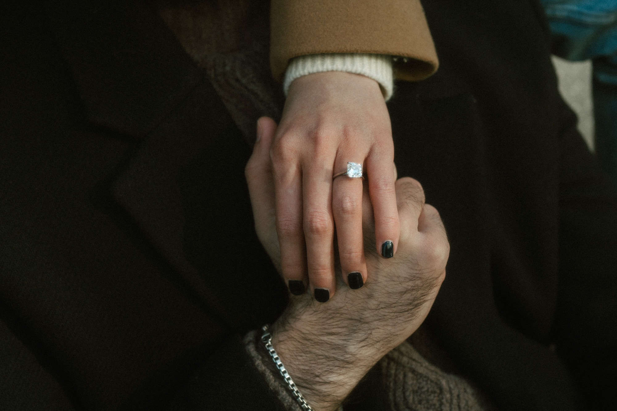 A Chilly Morning Engagement Photoshoot in Soho New York City - Randi ...